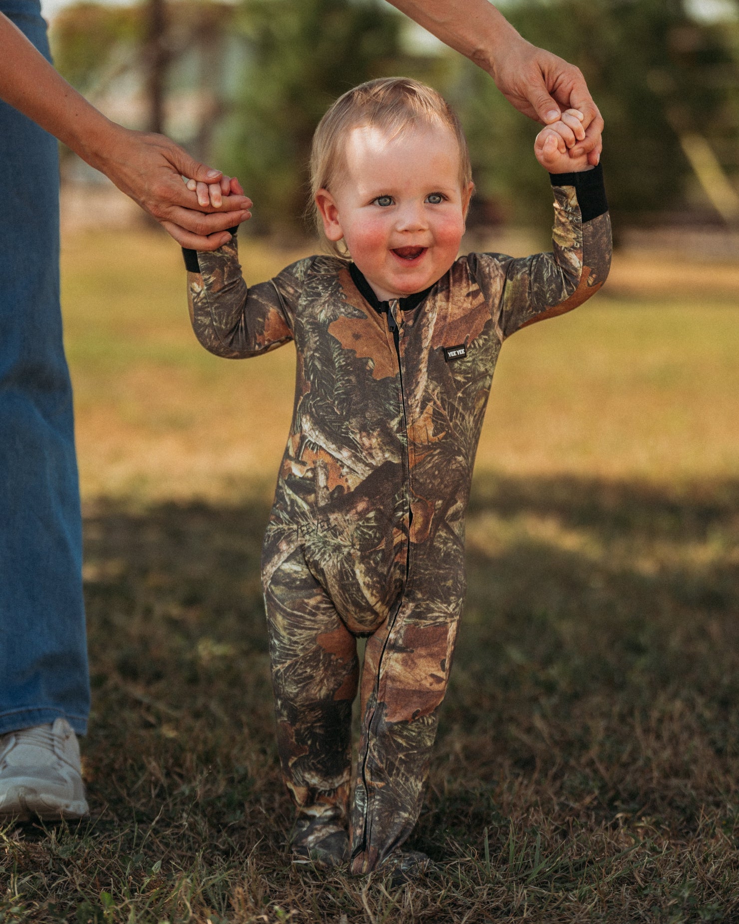 Camo Bamboo Zip-Up Sleeper – Yee Yee Apparel